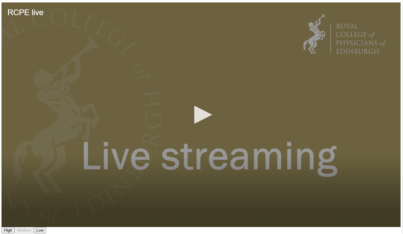 Tile: Livestream Player | Livestreaming instructions | RCPE